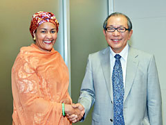 Senior Vice-President Domichi Holds Talks with Special Advisor to the U ...