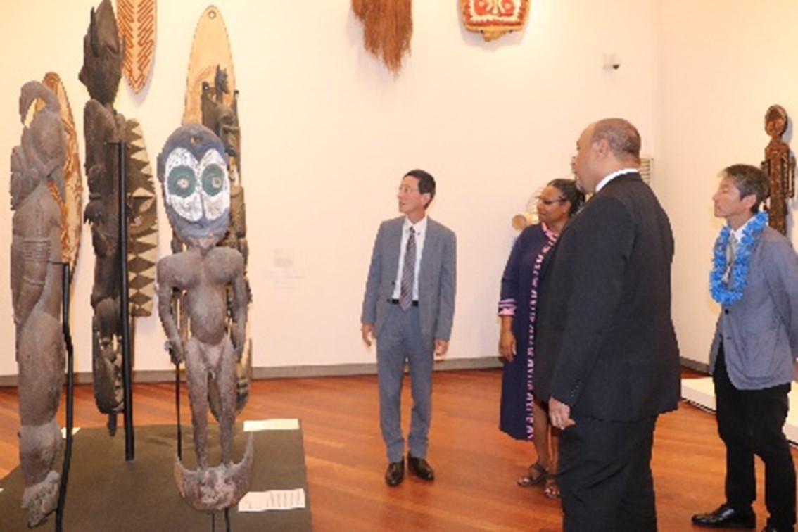 The handover ceremony of digital equipment to the PNG National Museum & Art Gallery. ｜ Where We ...