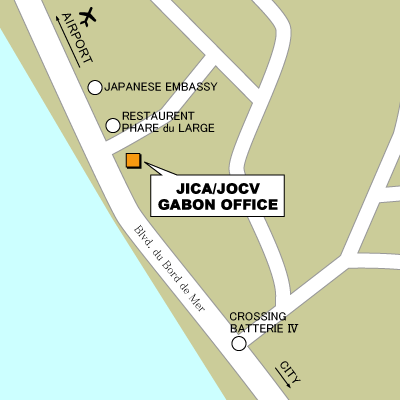 JICA/JOCV Gabon Office | Gabon | About JICA | JICA