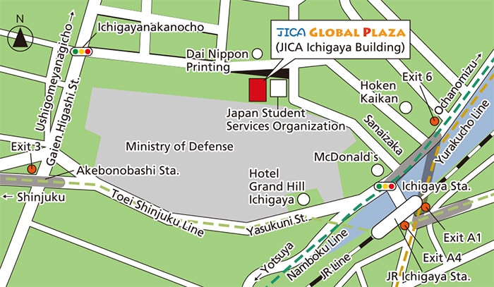 Location - JICA Global Plaza