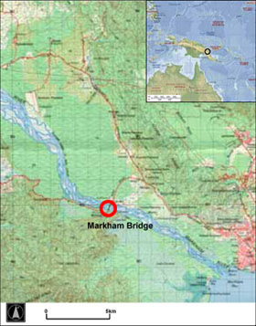 The Project for the Urgent Rehabilitation of Markham Bridge | Papua ...