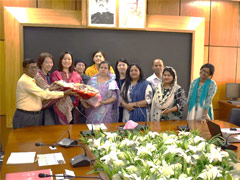 保健家族福祉省看護・助産総局（DGNM）新総局長の表敬訪問 | 看護サービス人材育成プロジェクトフェーズ2 | 技術協力プロジェクト | 事業・プロジェクト - JICA