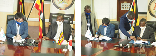 Grant aid-signing ceremony of the Project for the Improvement of ...